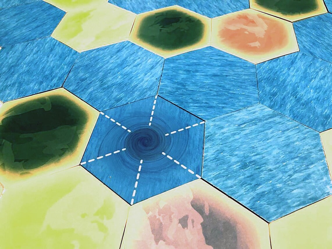 Whirlpool Portal Scenario Hexes compatible with Catan's Seafarers, Cit ...