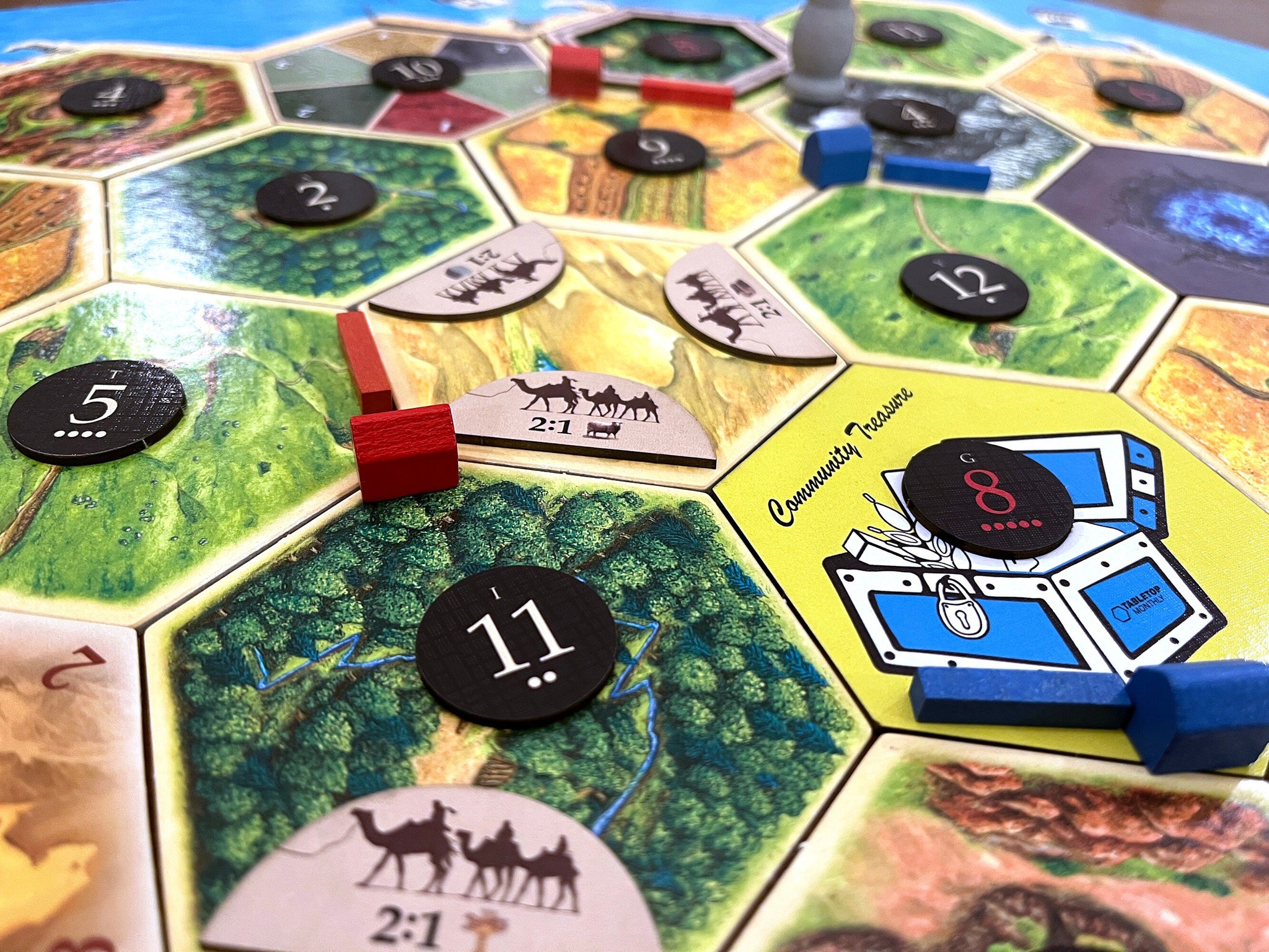 Caravan Land Port 6 Pack Replacement compatible with Settlers of Catan ...