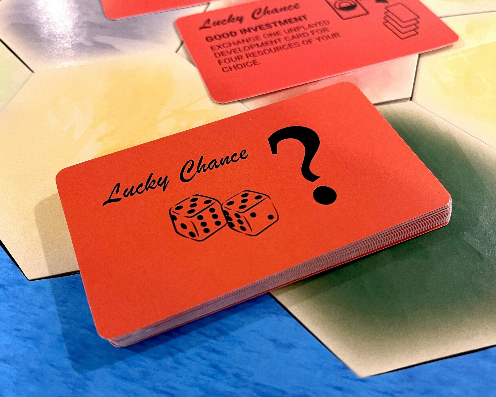 Lucky Chance Doubles Card Expansion compatible with Settlers of Catan ...