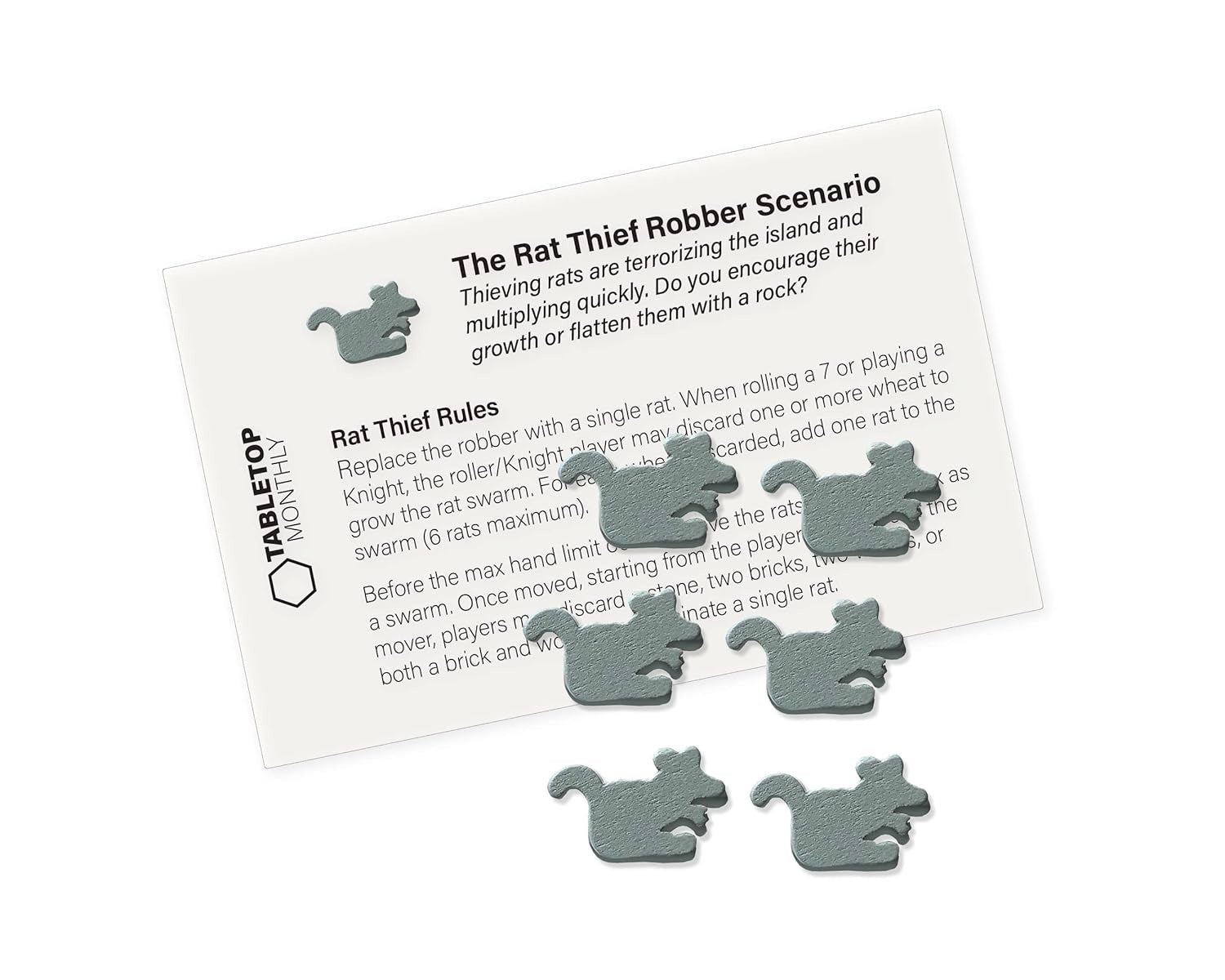 Rat Thief: A Robber Scenario compatible with Catan's Settlers of Catan ...